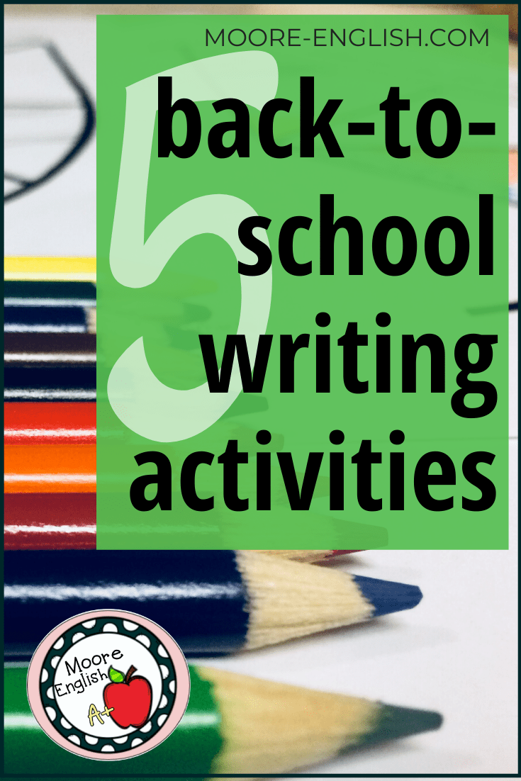 Why Students Should Write from Day One / Moore English