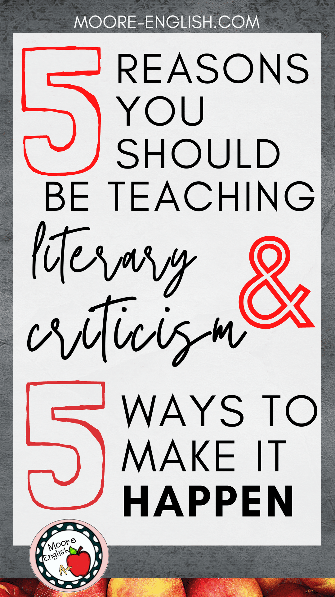 Introducing Literary Criticism Educational Blog / Moore English