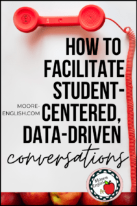 Facilitate Student-Centered, Data-Driven Conversations / Moore English