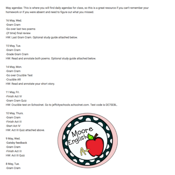 Get the Most out of Google Classroom / Moore English