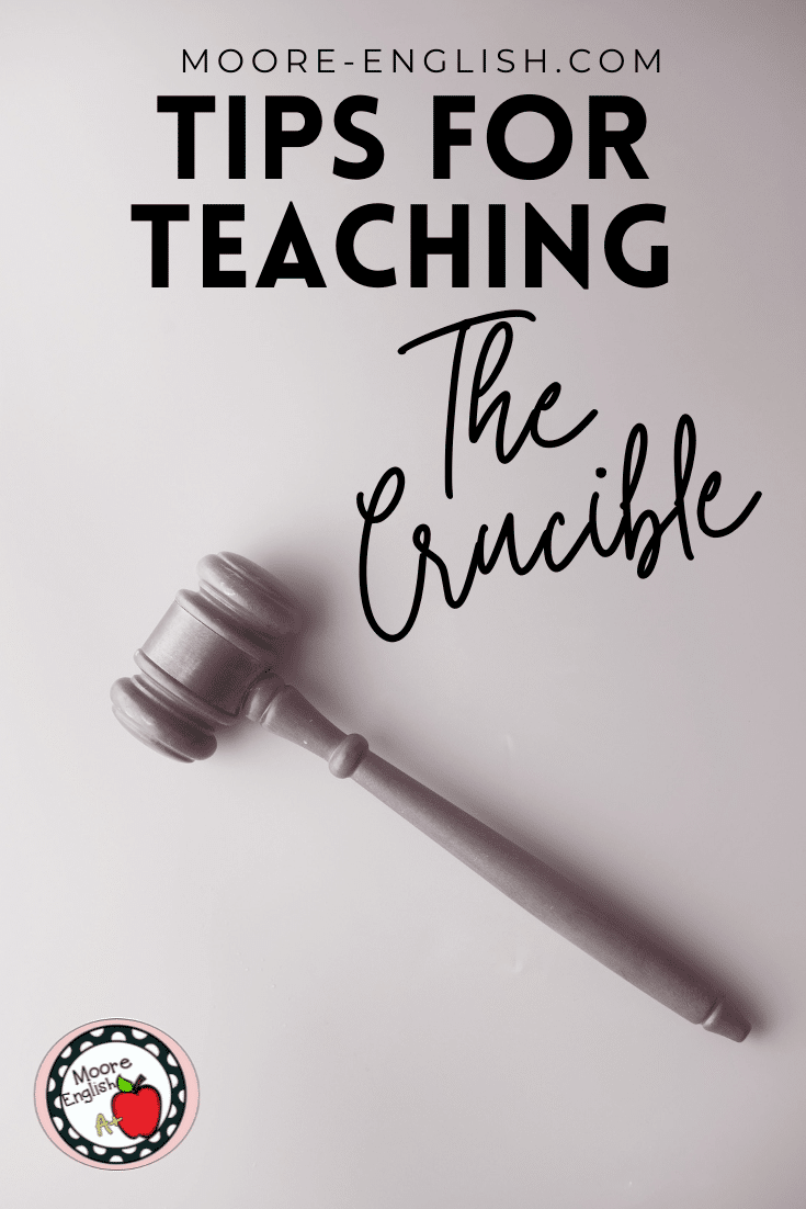 Teaching The Crucible from Moore English / Educational Blog