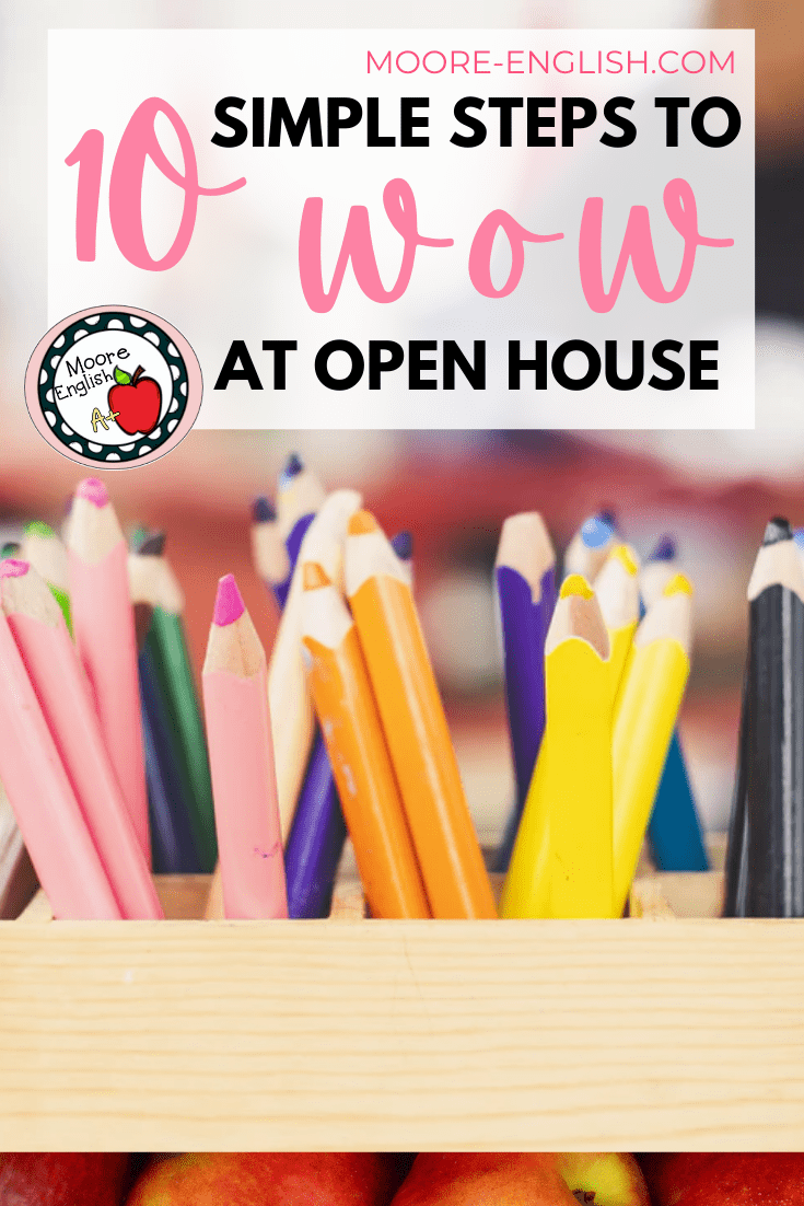10 Steps to Wow At Open House or Parent-Teacher Night / Moore English