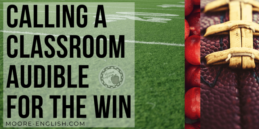 Calling a Classroom Audible / Moore English Educational Blog