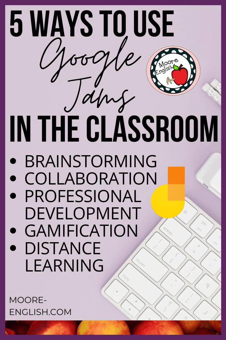 5 Ways to Teach with Google Jams and Google Jamboard / Moore English