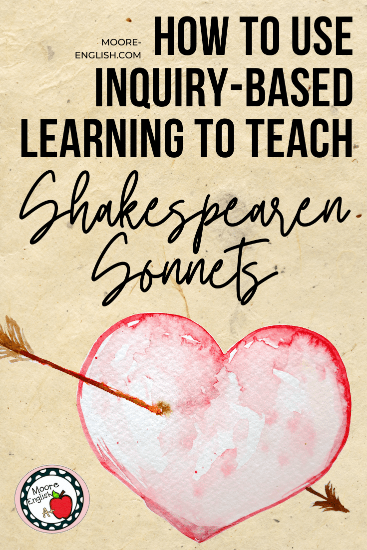 How to Use Inquiry Based Learning to Introduce Shakespearean Sonnets