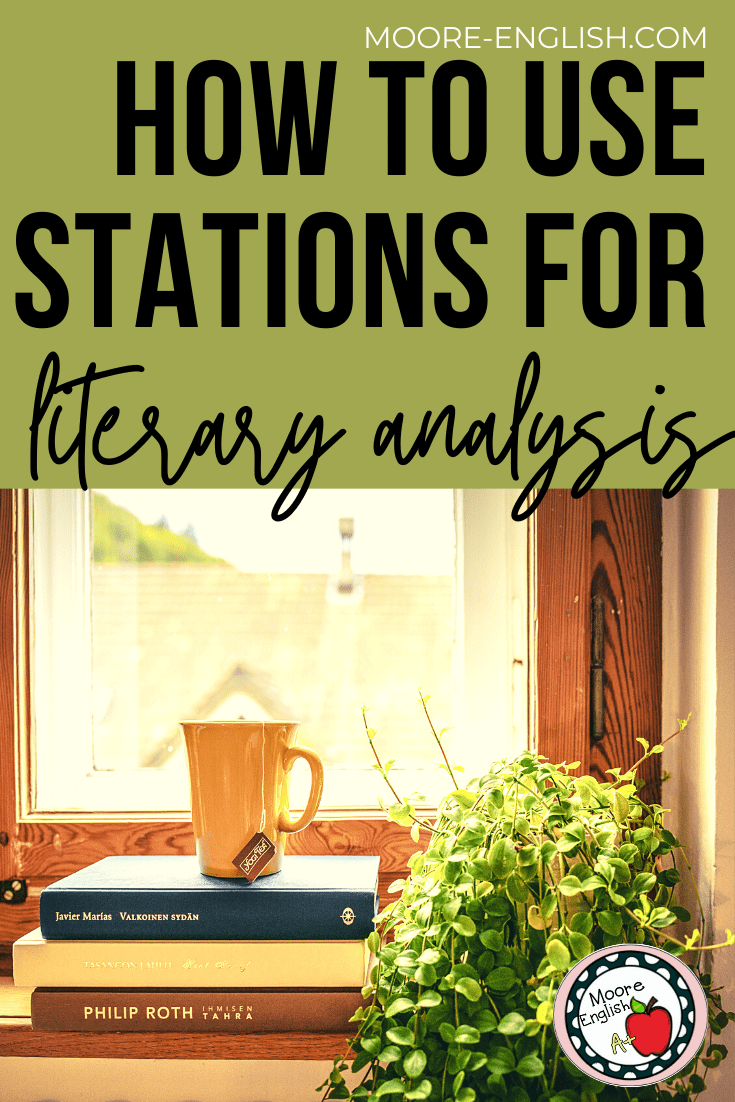 How to Use Stations for Literary Analysis / Moore English