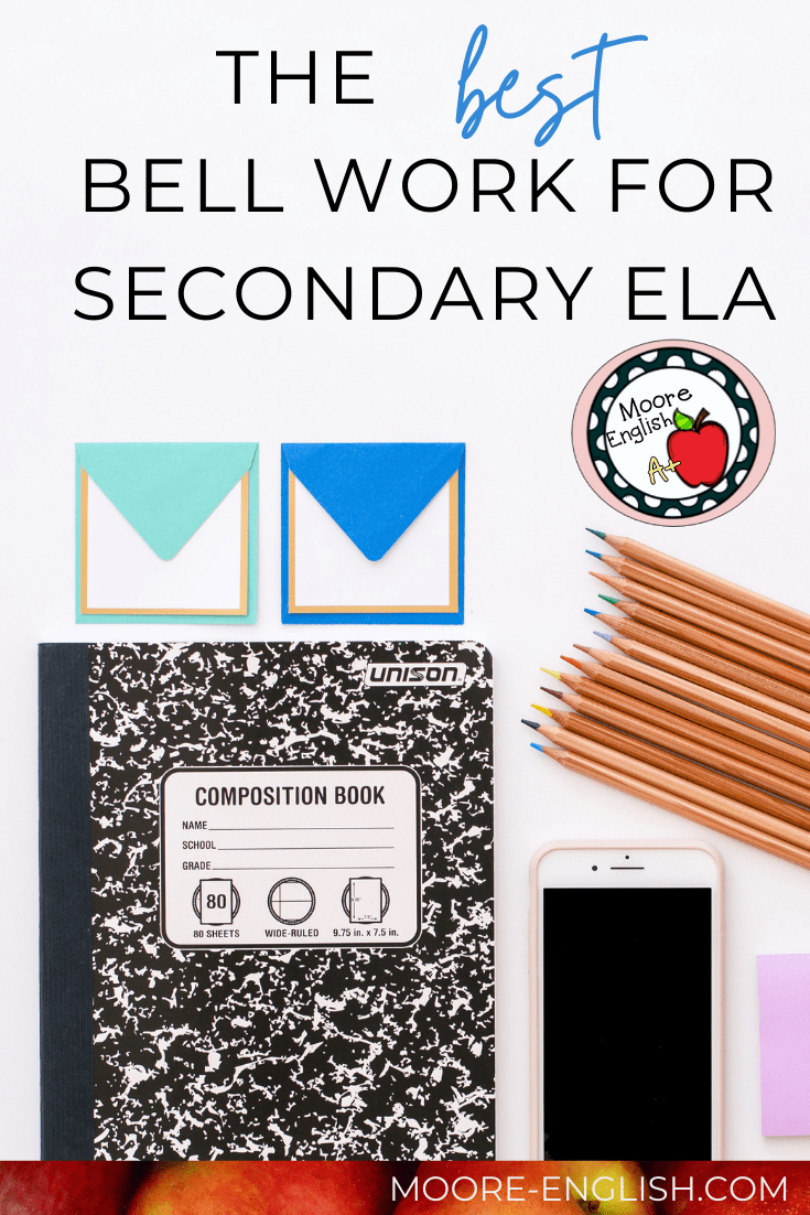 The Best Bell Work for Secondary English / Moore English