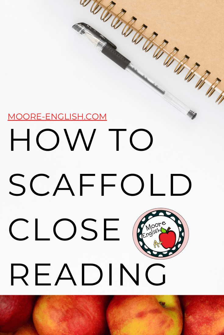 How To Scaffold Annotation / Moore English Educational Blog